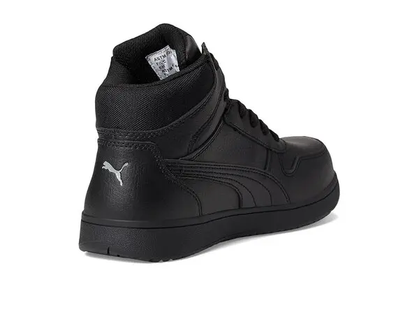 PUMA SAFETY Mid Top Leather Lace-up Work Shoes