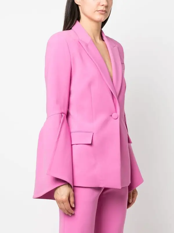 Prabal Gurung Slit-sleeve Single-breasted Blazer - Pink
