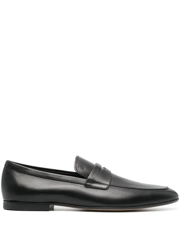 TOD'S Leather Slip-on Loafers