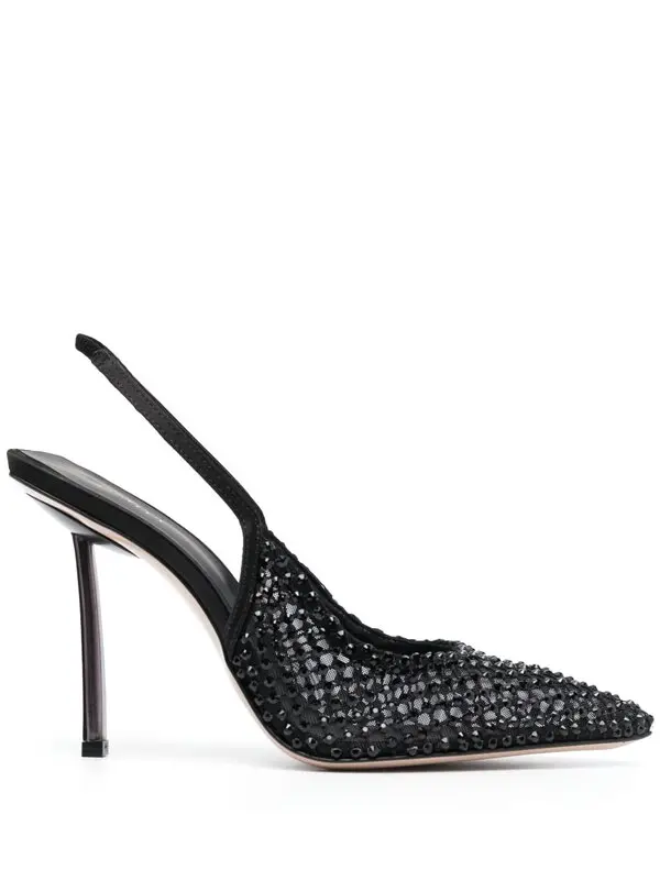 LE SILLA Gilda 100mm Slingback Pumps - Black