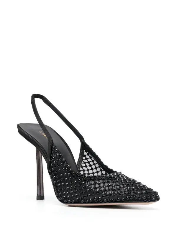 LE SILLA Gilda 100mm Slingback Pumps - Black