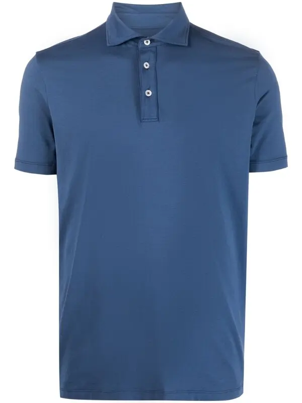 Altea Short-sleeve Polo Shirt - Blue