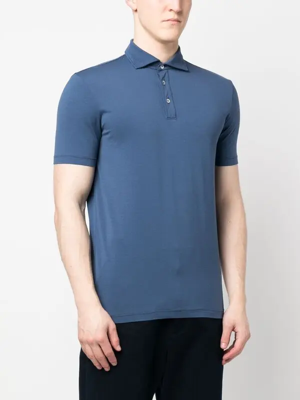 Altea Short-sleeve Polo Shirt - Blue