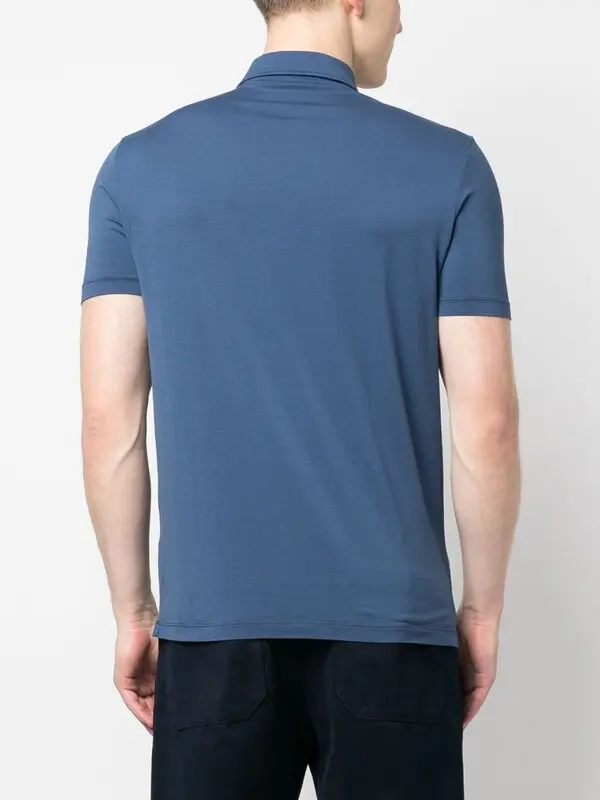 Altea Short-sleeve Polo Shirt - Blue