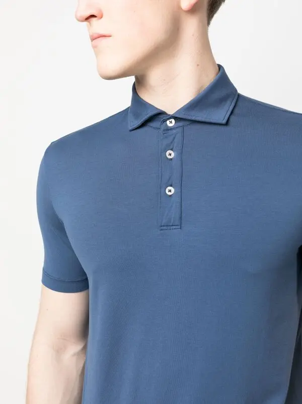 Altea Short-sleeve Polo Shirt - Blue