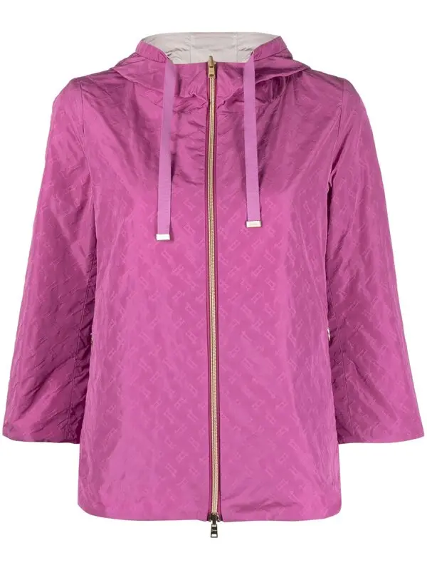 Herno Reversible Hooded Jacket - Pink