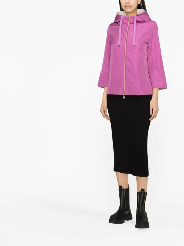 Herno Reversible Hooded Jacket - Pink