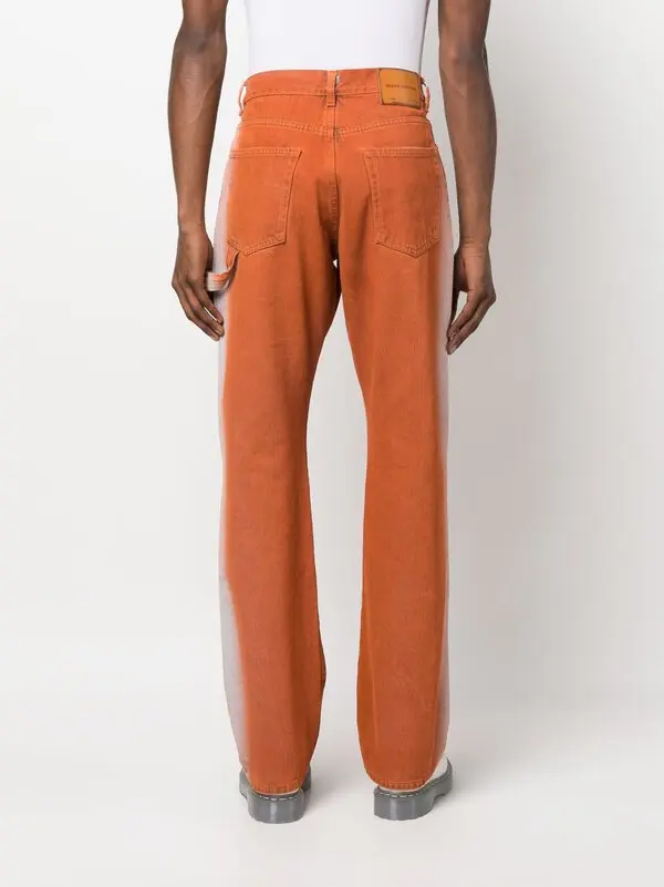 Heron Preston Gradient-effect Straight-leg Jeans