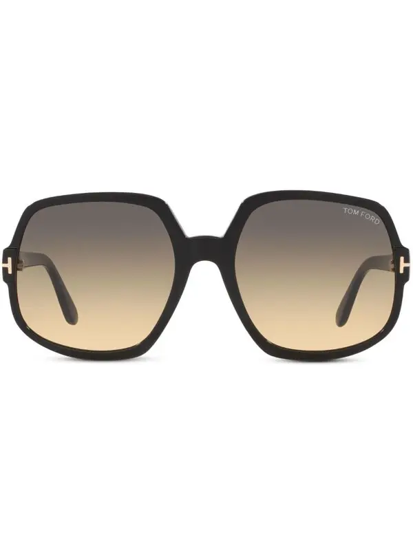 TOM FORD Square-frame Gradient Sunglasses - Black
