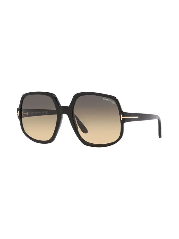 TOM FORD Square-frame Gradient Sunglasses - Black