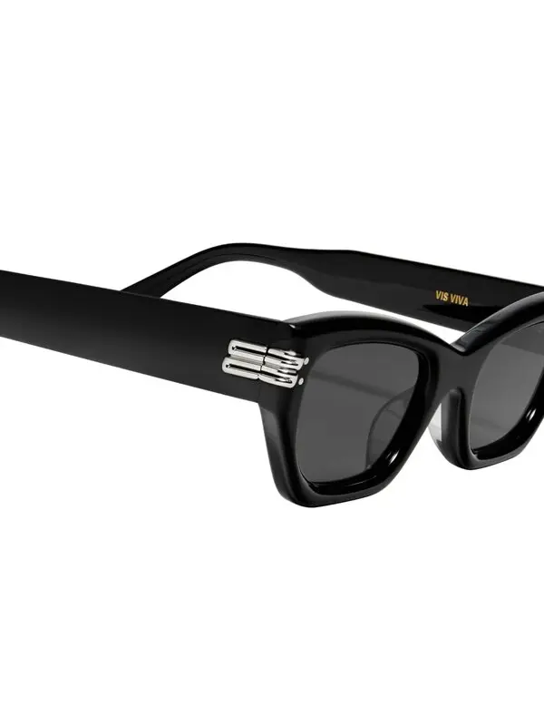Gentle Monster Vis Viva Sunglasses - Black | Editorialist