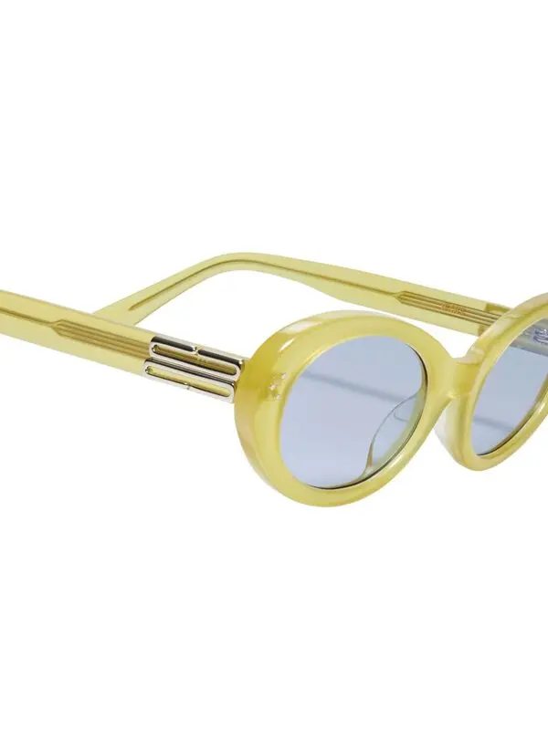 GENTLE MONSTER Transparent Oval Sunglasses