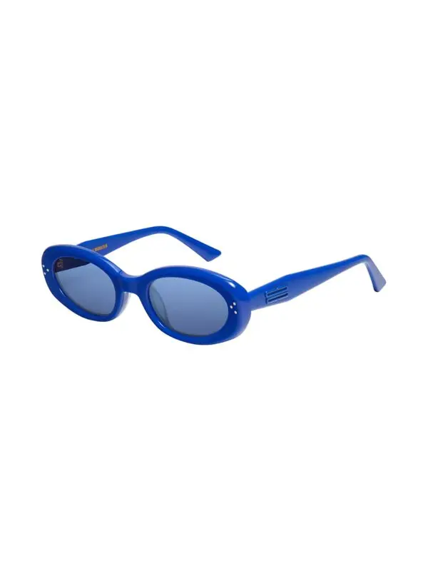 Gentle Monster July Tinted Sunglasses In Blue - 18% Off | Editorialist