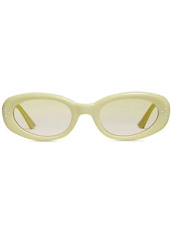 GENTLE MONSTER Oval-frame Sunglasses - White