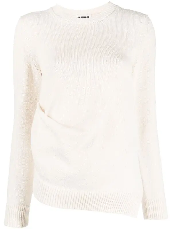 JIL SANDER Fine-knit Long-sleeve Jumper - Neutrals