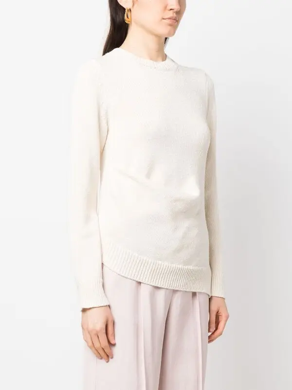 JIL SANDER Fine-knit Long-sleeve Jumper - Neutrals