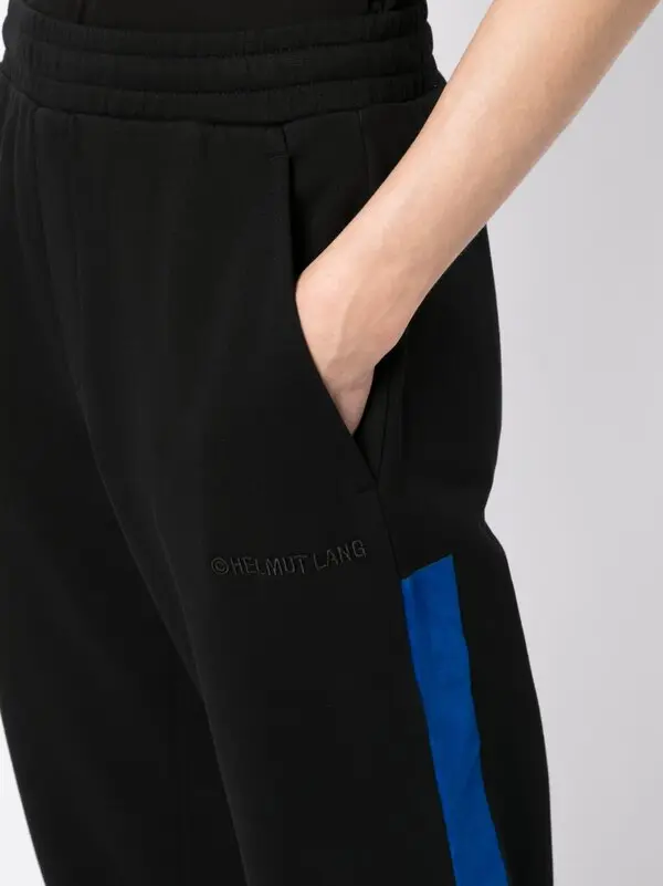 Helmut Lang Logo-embroidered Cotton Track Pants