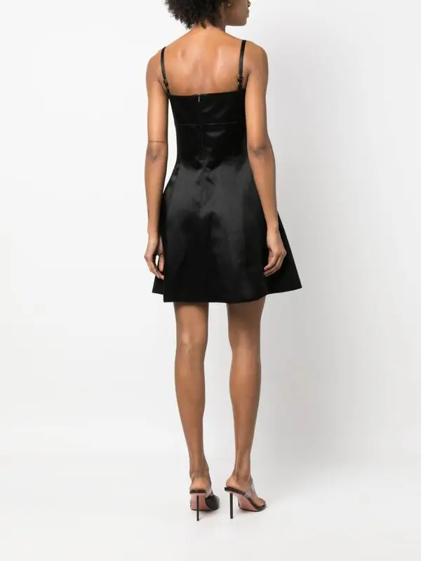 PATOU Cut-out A-line Mini Dress - Black