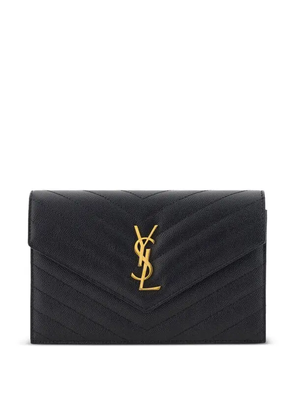 Saint Laurent Logo Plaque Crossbody Bag