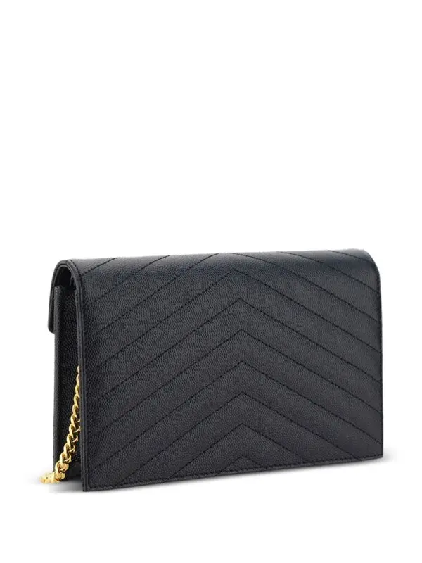 Saint Laurent Logo Plaque Crossbody Bag