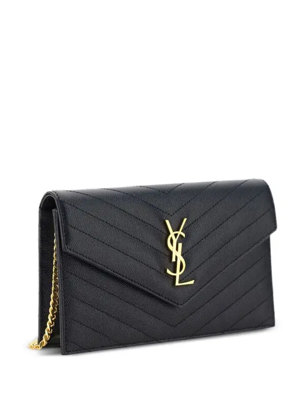 Saint Laurent Logo Plaque Crossbody Bag