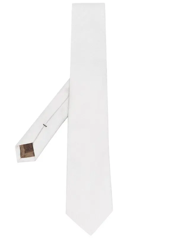 Church's Textured Silk Neck Tie - Grey