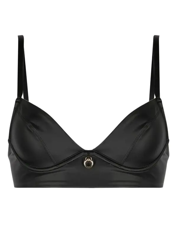 MAISON CLOSE Chambre Noire Bralette Bra - Black