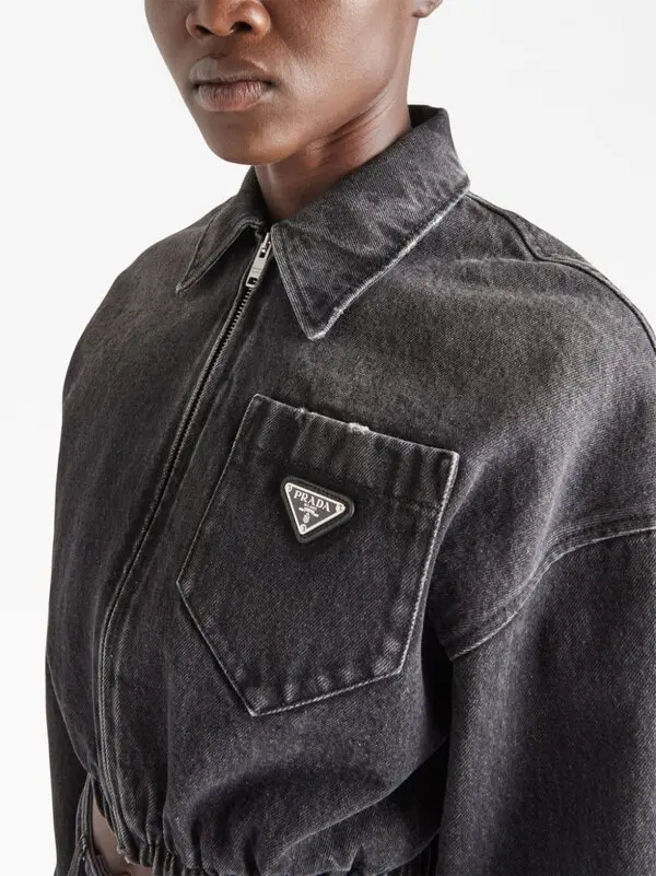 Prada Denim Blouson Jacket