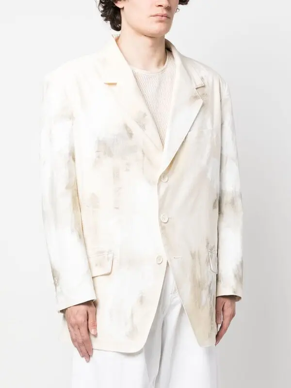 Yohji Yamamoto Abstract-print Jacket