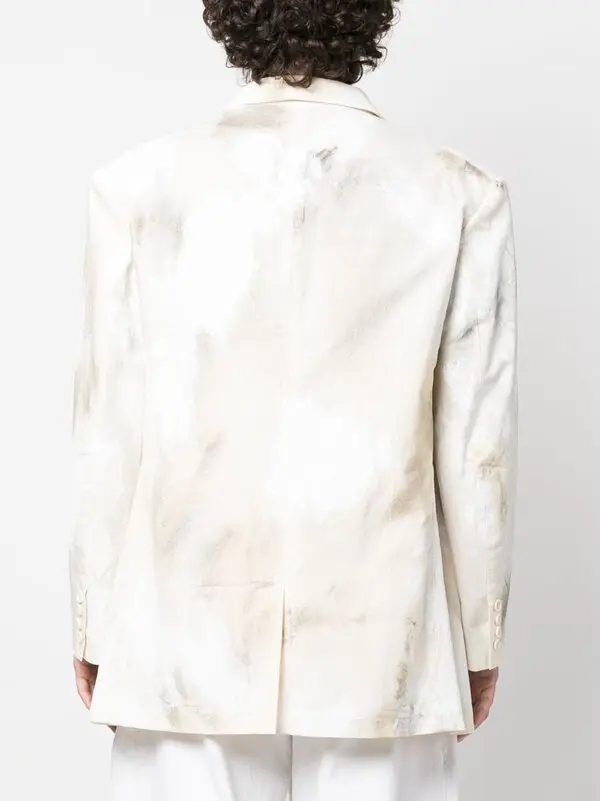 Yohji Yamamoto Abstract-print Jacket
