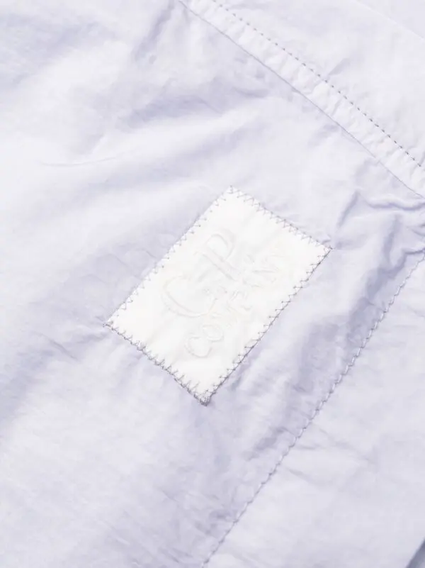 C.P. COMPANY Logo-patch Swim Shorts - Purple