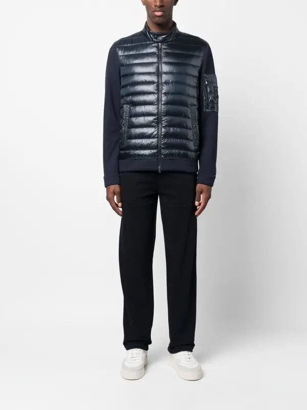 Herno Padded-panel Zipped Jacket - Blue