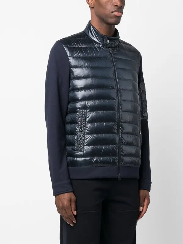 Herno Padded-panel Zipped Jacket - Blue