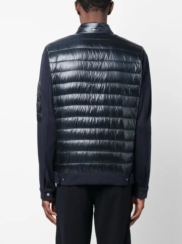 Herno Padded-panel Zipped Jacket - Blue