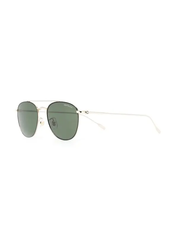 Montblanc Round Pilot-frame Sunglasses
