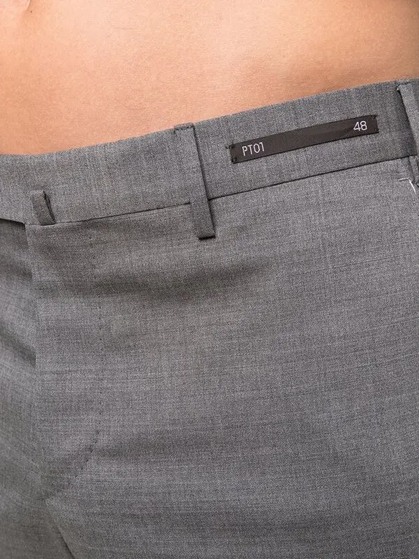 PT TORINO Logo-patch Tailored Trousers