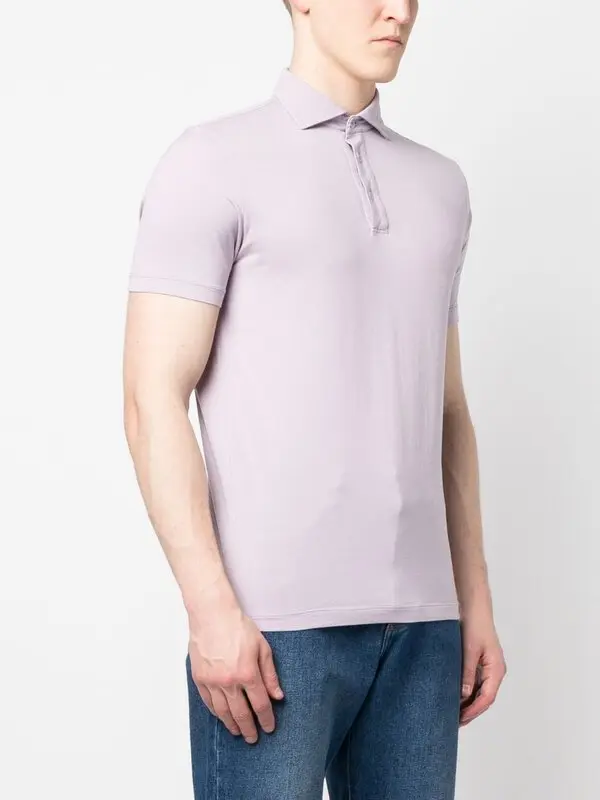 Altea Short-sleeve Polo Shirt - Purple