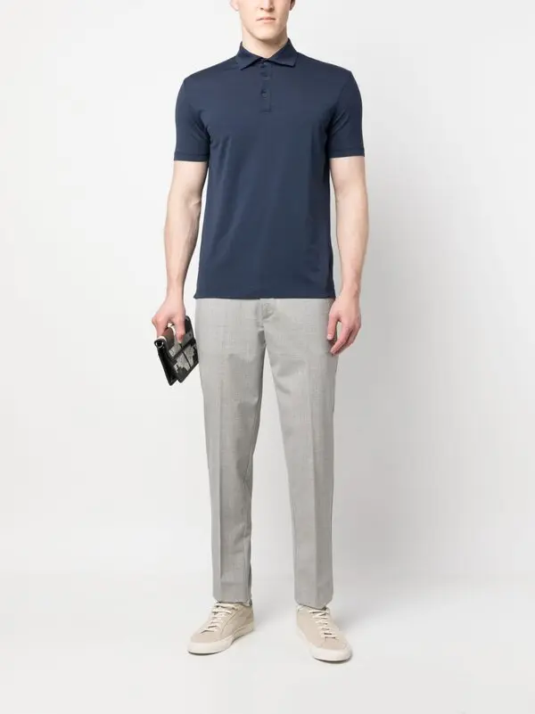 Altea Short-sleeve Polo Shirt - Blue