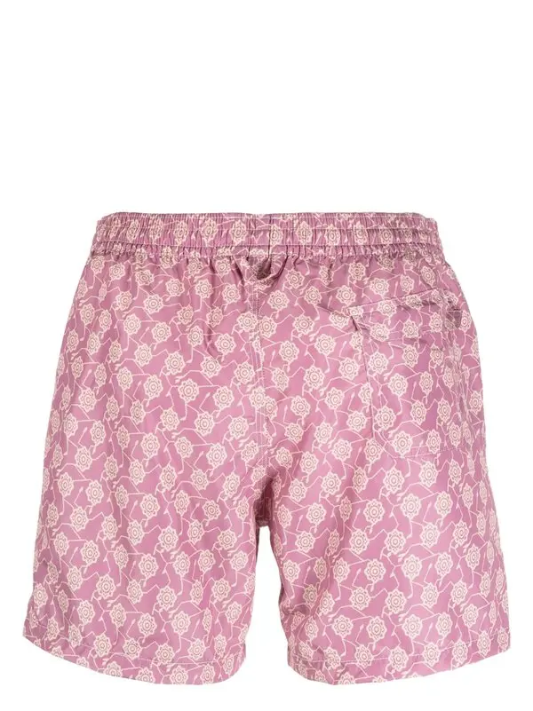 Altea Floral-print Drawstring Swim Shorts