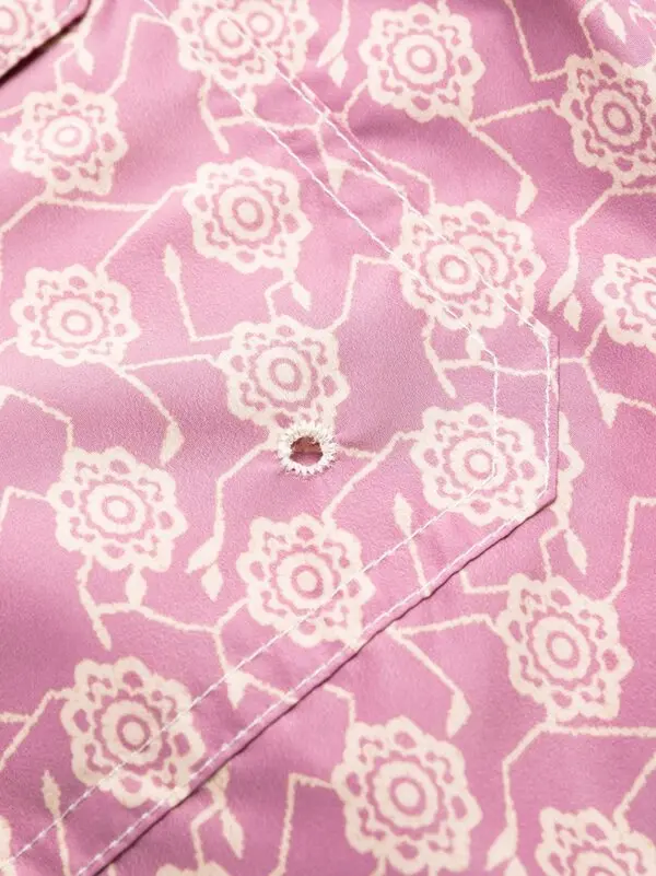 Altea Floral-print Drawstring Swim Shorts