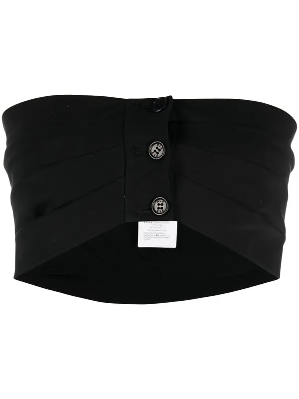 Philosophy Di Lorenzo Serafini Buttoned Bandeau Top