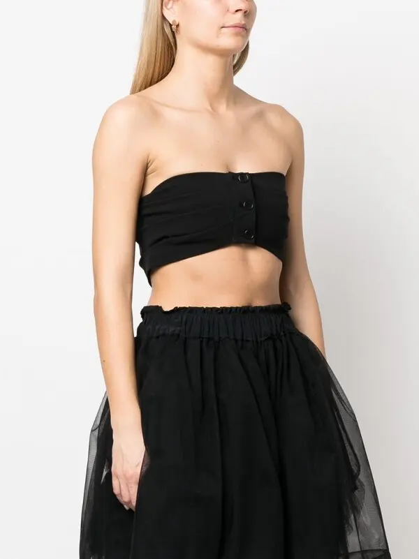 Philosophy Di Lorenzo Serafini Buttoned Bandeau Top
