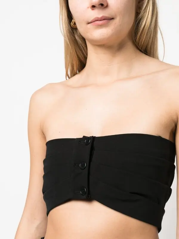 Philosophy Di Lorenzo Serafini Buttoned Bandeau Top