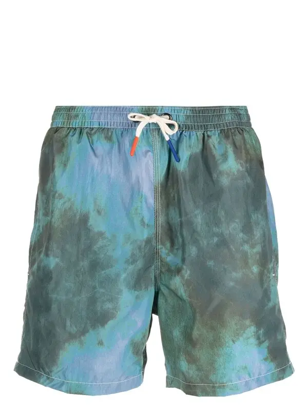 Altea Tie-dye Effect Drawstring Shorts