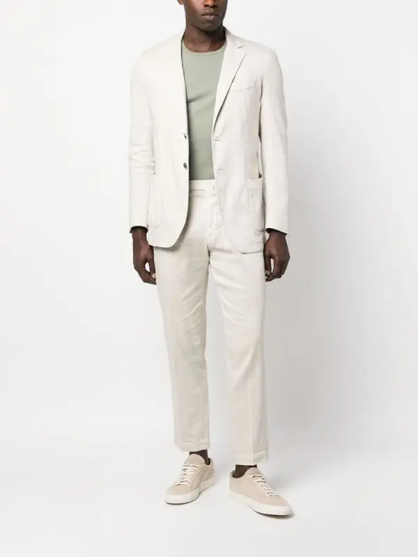 DELL'OGLIO Single-breasted Suit Set - Neutrals