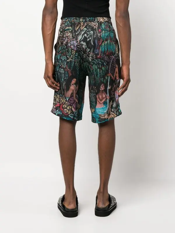 ENDLESS JOY Goa Gajah Bermuda Shorts - Black