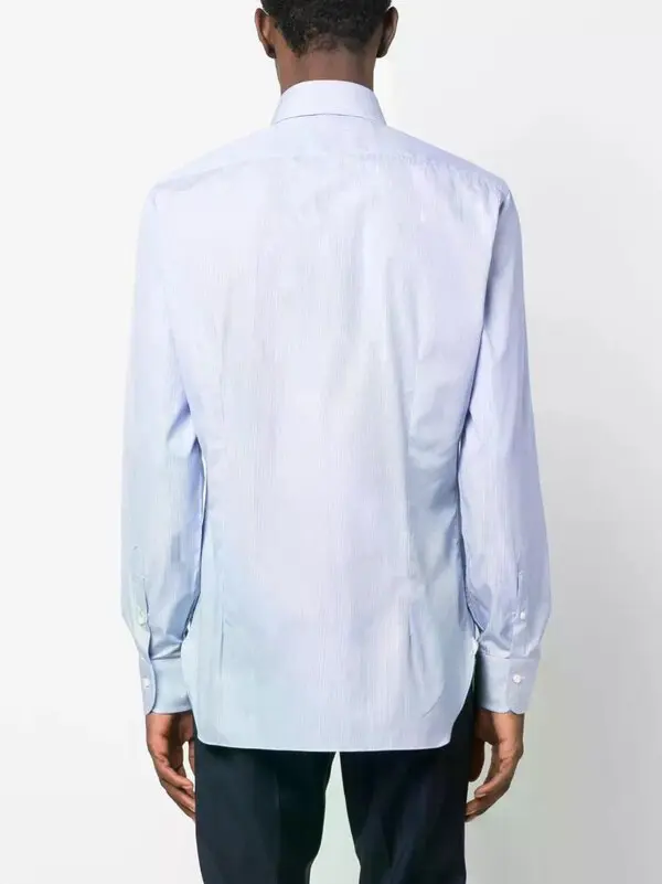 BARBA NAPOLI Button Shirt - Blue