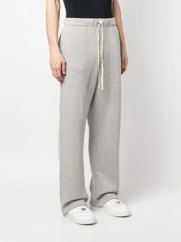 LES TIEN Drawstring-fastening Waist Trousers - Grey