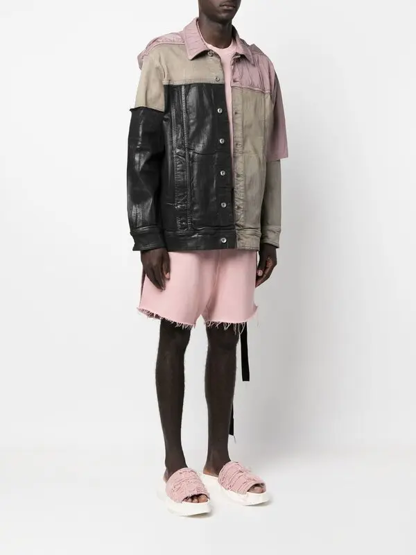 Rick Owens Jumbo Worker Patchwork Jacket