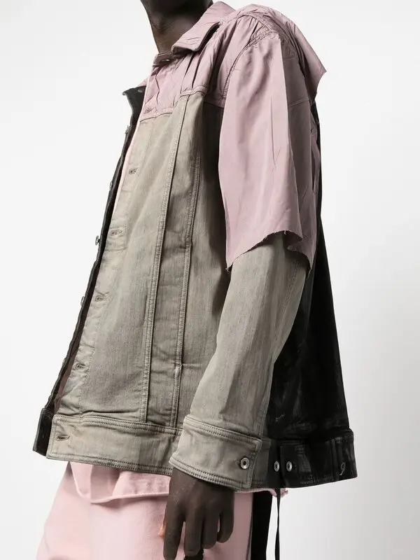 Rick Owens Jumbo Worker Patchwork Jacket